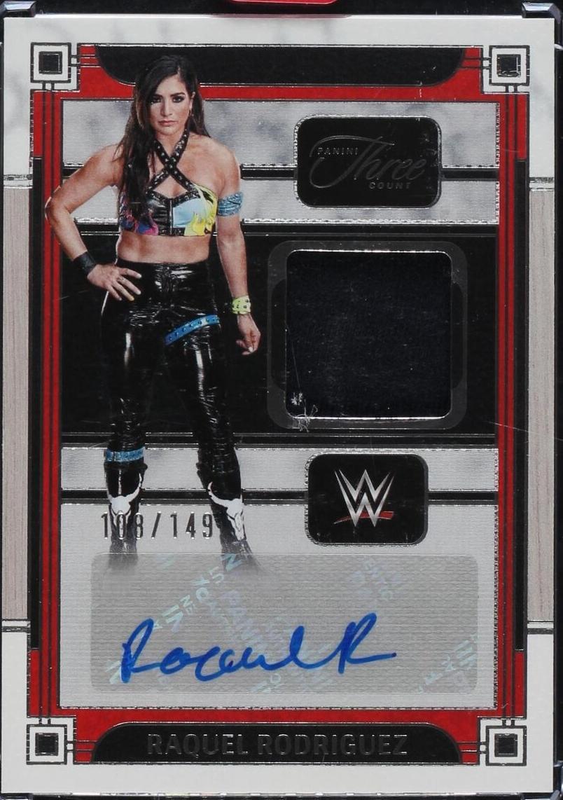 2024 Panini Three Count WWE - Memorabilia Autographs Raquel Gonzalez # ...