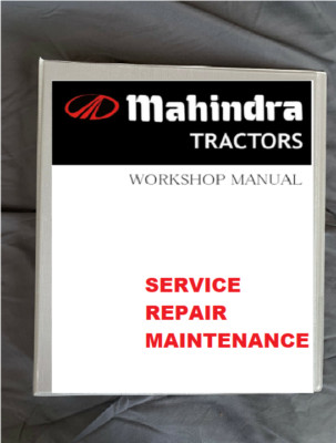 MAHINDRA 2555 shuttle Tractor SERVICE WORKSHOP REPAIR MANUAL BINDER | eBay