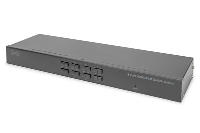 DS-12910 DIGITUS Desktop 8 Port HDMI KVM Switch Single View ~D~ | eBay.de