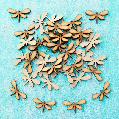 Wooden MDF Dragonfly Shape 3mm MDF, Craft, Tags, Embellishments ...