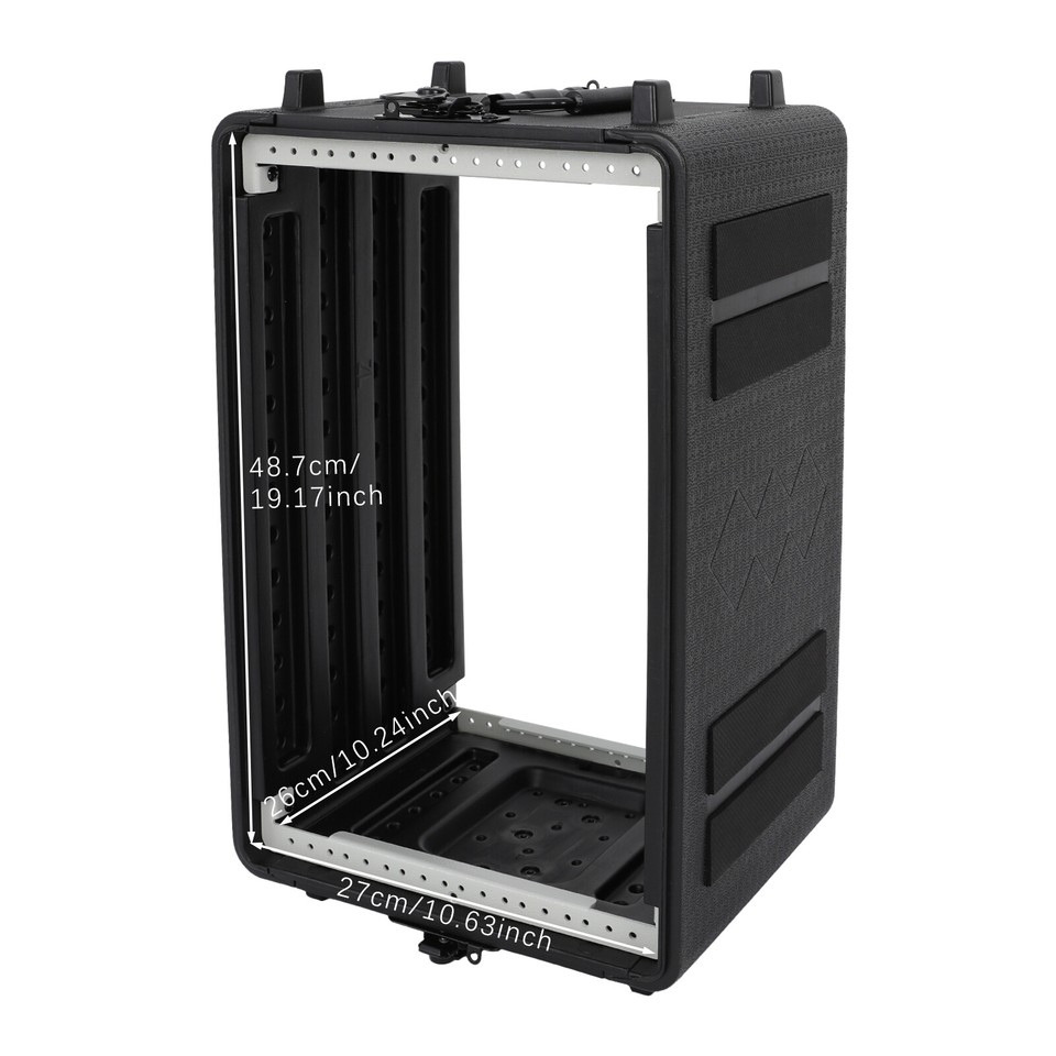 Rack Case 6U Rack Case Dust-Proof 6U Rack Case w/ Microphone Storage ...