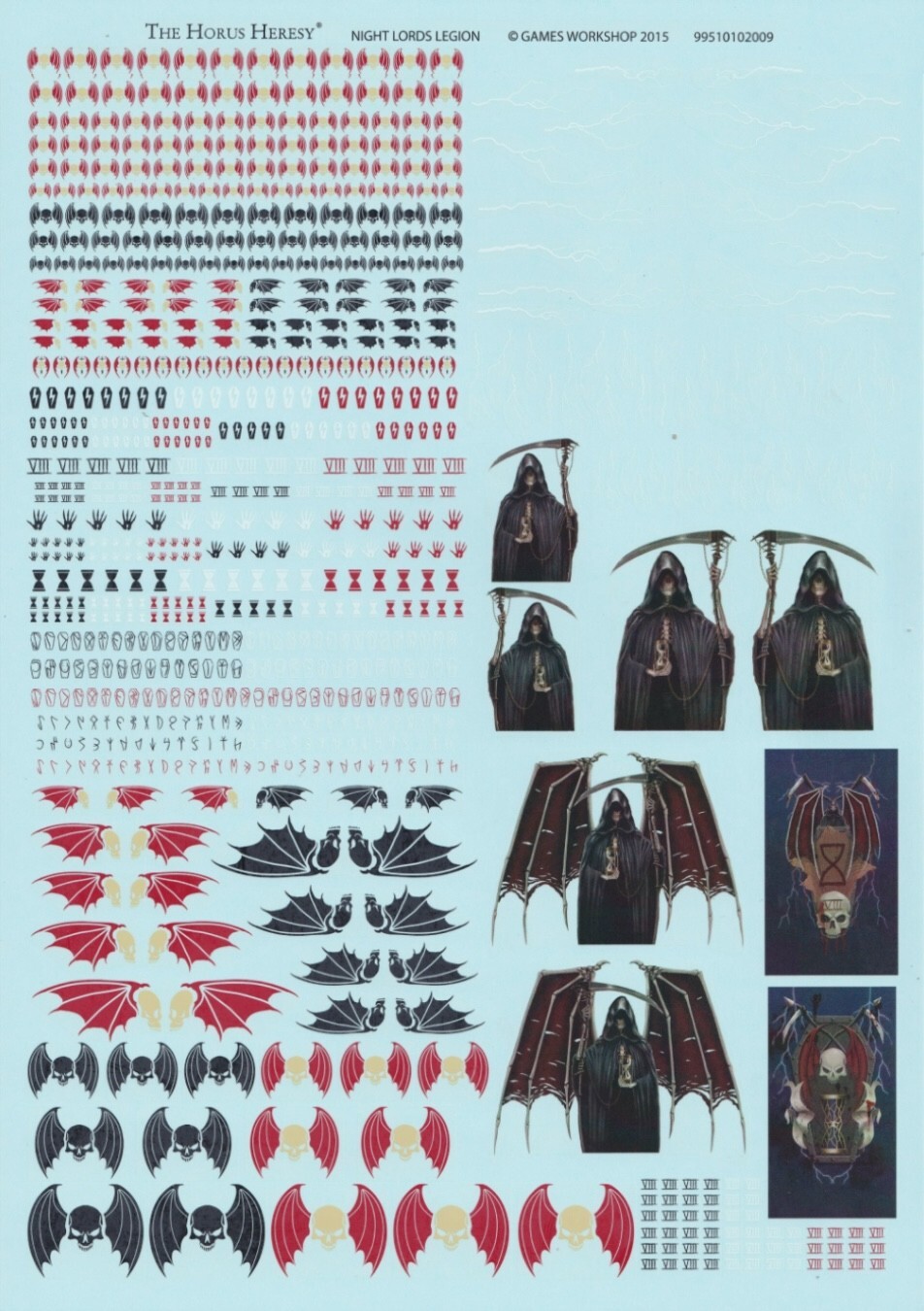 Warhammer 40K Heresy Forgeworld Chaos Marine NIGHT LORDS Legion ...