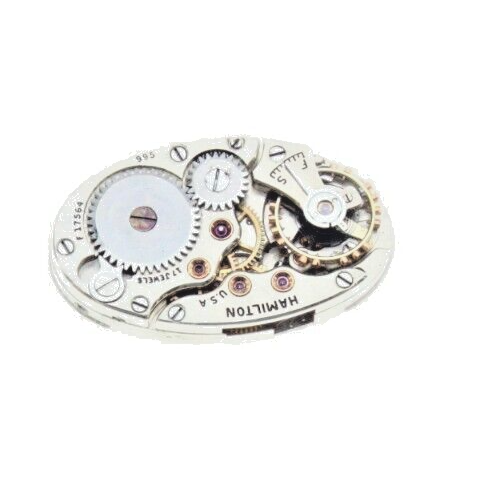 Hamilton 995 Rare Used 17 J Watch Movement Size 21/0 = 12.6 x 21.05 mm ...