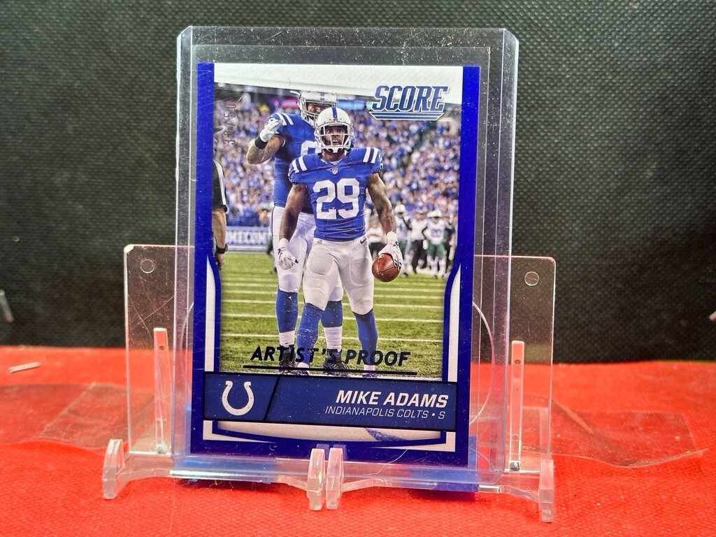 2016 Panini Score Artist Proof #146 Mike Adams Indianapolis Colts NFL ...
