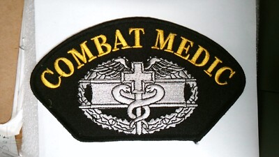 MILITARY PATCH SEW ON FOR HAT US ARMY COMBAT MEDIC | eBay