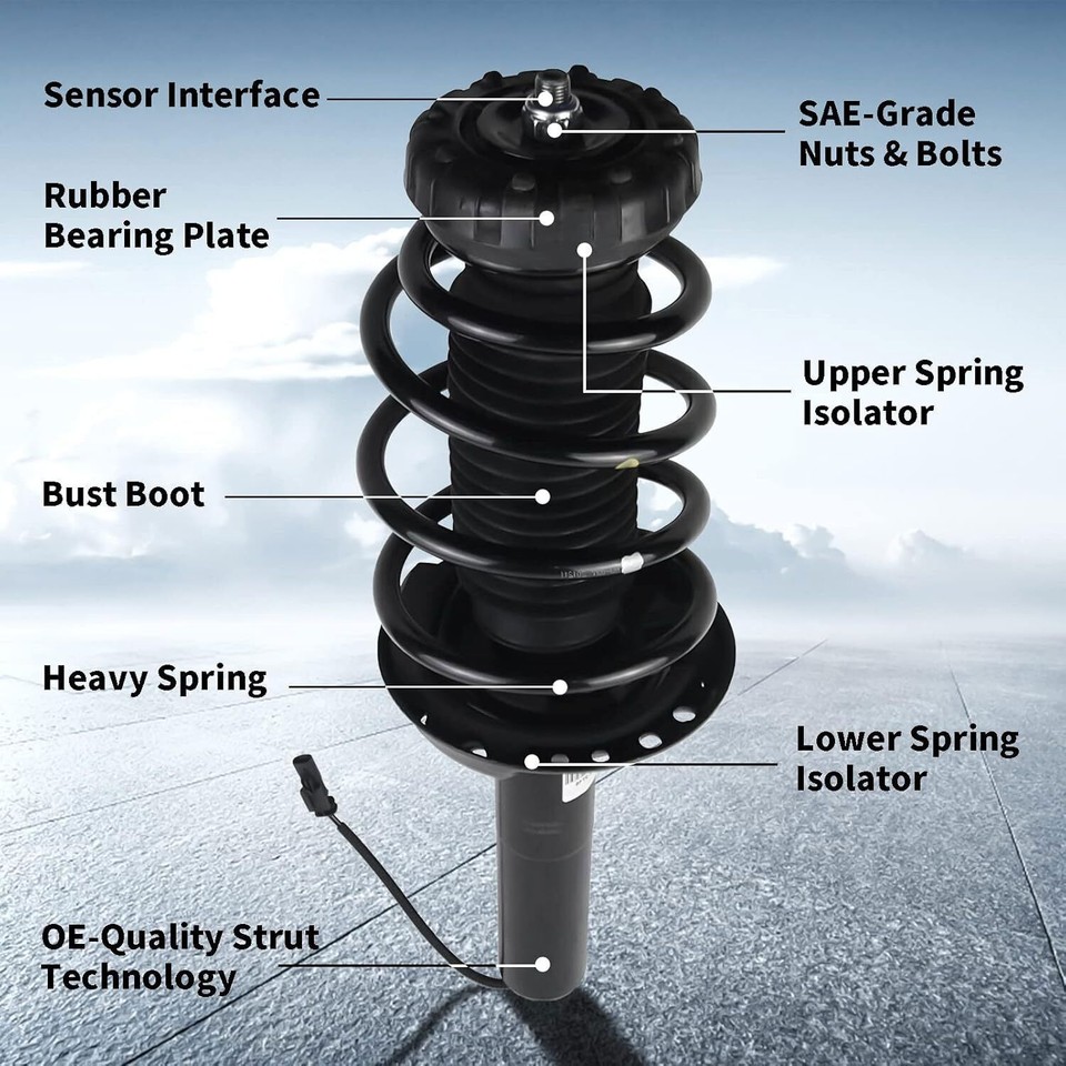 2x Front Suspension Strut shocks w/ Electric for Cadillac XTS 2013-2019 ...