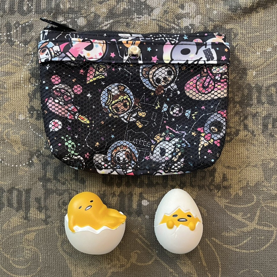 Gudetama x Tokidoki Pouch Makeup Case: Space Sanrio Pusheen Squishies ...