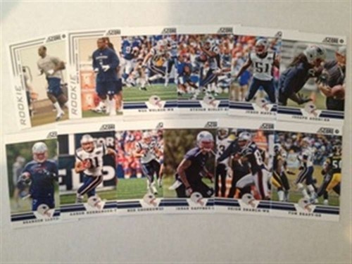 2012 Score w Rookies New England Patriots Team Set 12 Cards | eBay