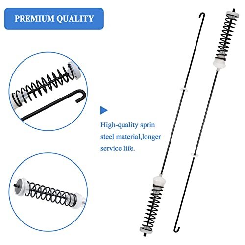 4x Washer Washing Machine Suspension Rod Kit Replacement for Whirlpool ...