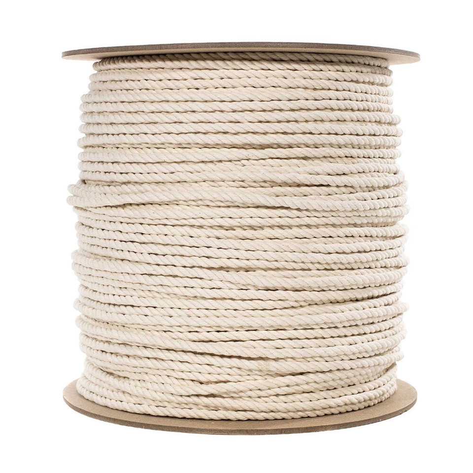 GOLBERG Premium 100% Natural Twisted Cotton Rope - Choose from Many ...