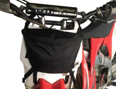 Universal Handlebar bag Number Plate Bag for Enduro Dirt Bikes Dual ...