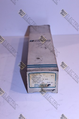 Reliance Electric, 63481-17E, Ceramic Resistor 500 Watt 500w 5 Ohm 5Ω ...
