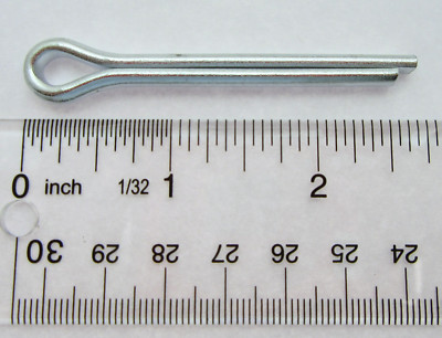 Cotter Split Pin ~ 1/4 inch x 2 inch ~ Extra Long ~ Zinc Plated | eBay