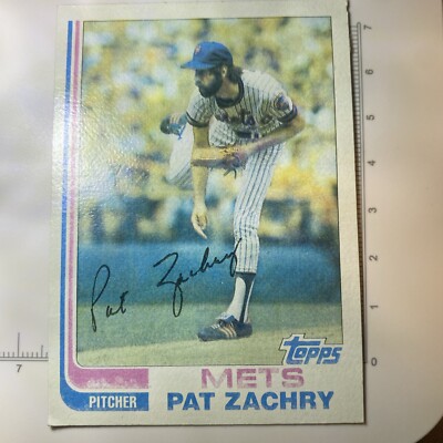 1982 Topps #399 Pat Zachry New York Mets Baseball Card | eBay