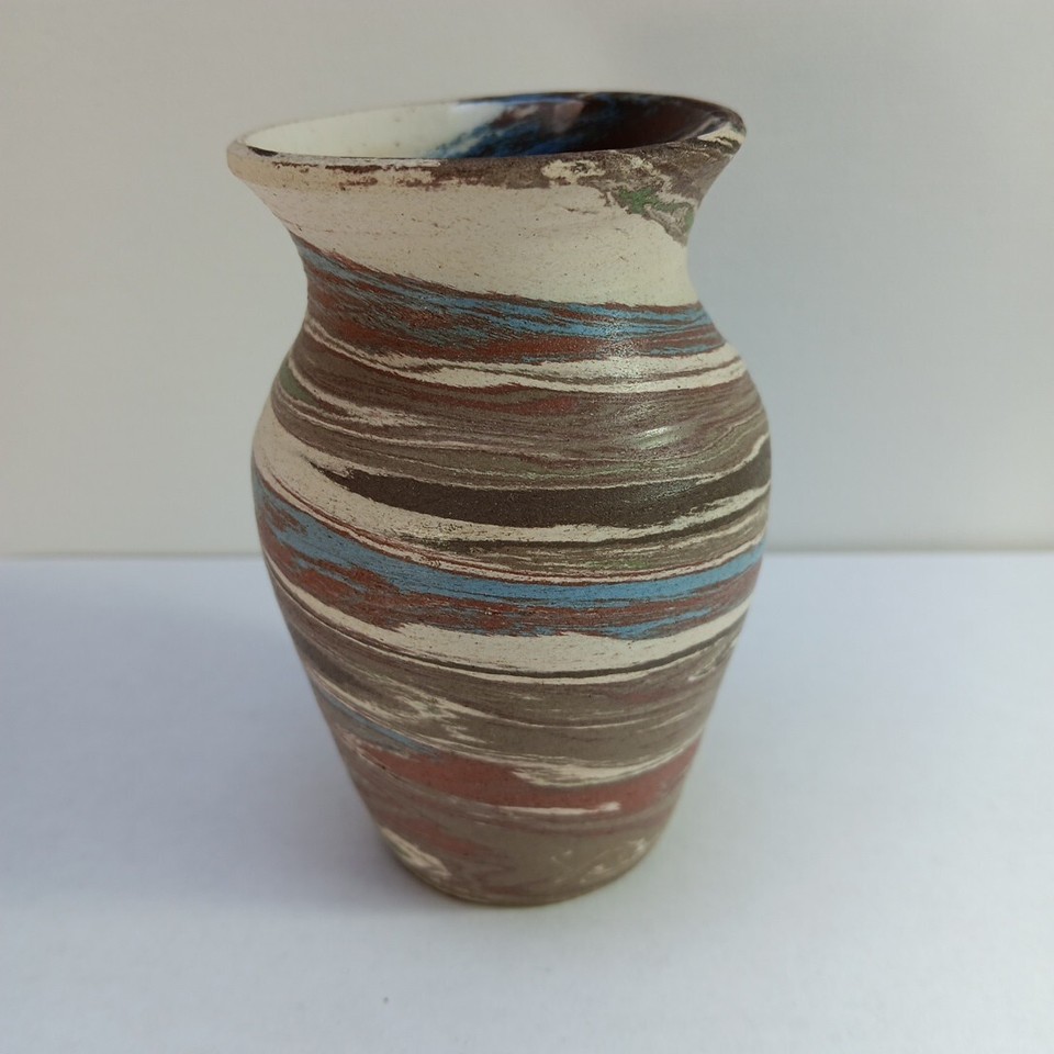 Desert Sands Swirled Art Pottery Boulder City, NV Vase Vintage No Chips ...