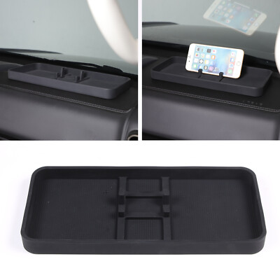 Silicone Car Dashboard Storage Organizer Anti Slip Pad Mat Decor For ...