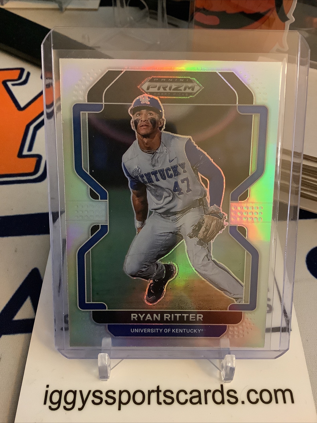 Ryan Ritter SILVER PRIZM 2022 Panini Prizm Draft Picks Baseball ...