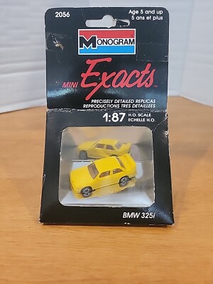 Monogram Mini Exacts 1:87 #2056 BMW 325i Vintage 1990 | eBay