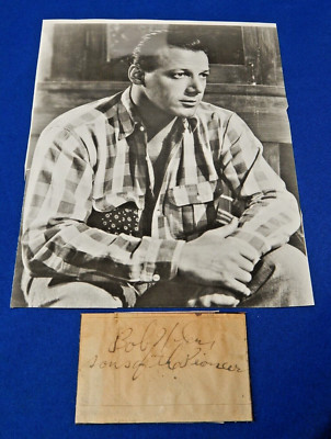 Singer / Songwriter / Actor Bob Nolan Sons of the Pioneers AUTOGRAPHED ...