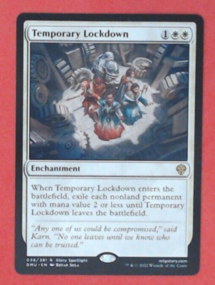 MTG Singles - Pic of Card - Temporary Lockdown - Dominaria United -E44 ...