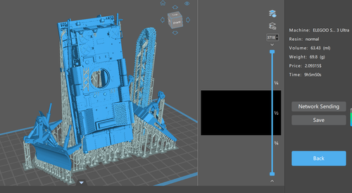 3D printing 1/72 Russian BAT-2 crawler engineering vehicle unpainted ...