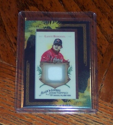 Lance Berkman 2008 Allen and Ginter Baseball Framed Jersey #AGRLB | eBay