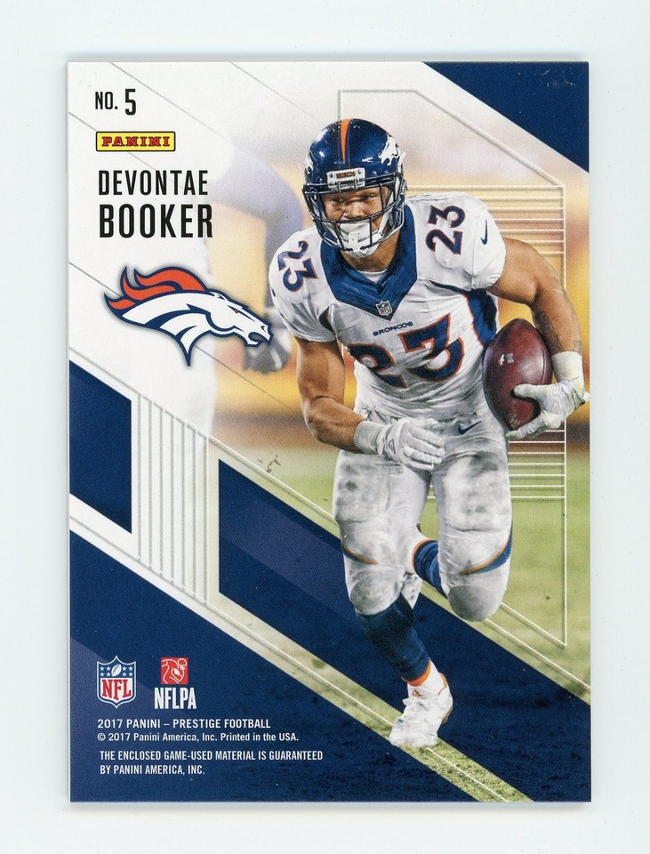 2017 Panini Prestige #5 Devontae Booker Shirt Off My Back BRONCOS | eBay