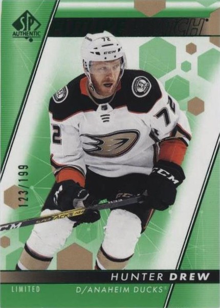 2022-23 SP Authentic - Future Watch Limited Green #139 Hunter Drew /199 ...
