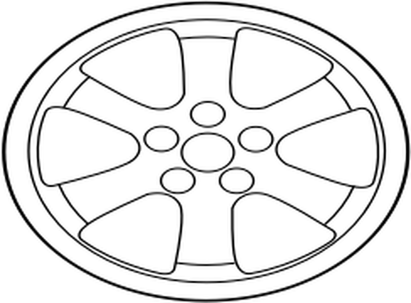 42611-47390 Toyota Wheel, disc 4261147390, New Genuine OEM Part | eBay