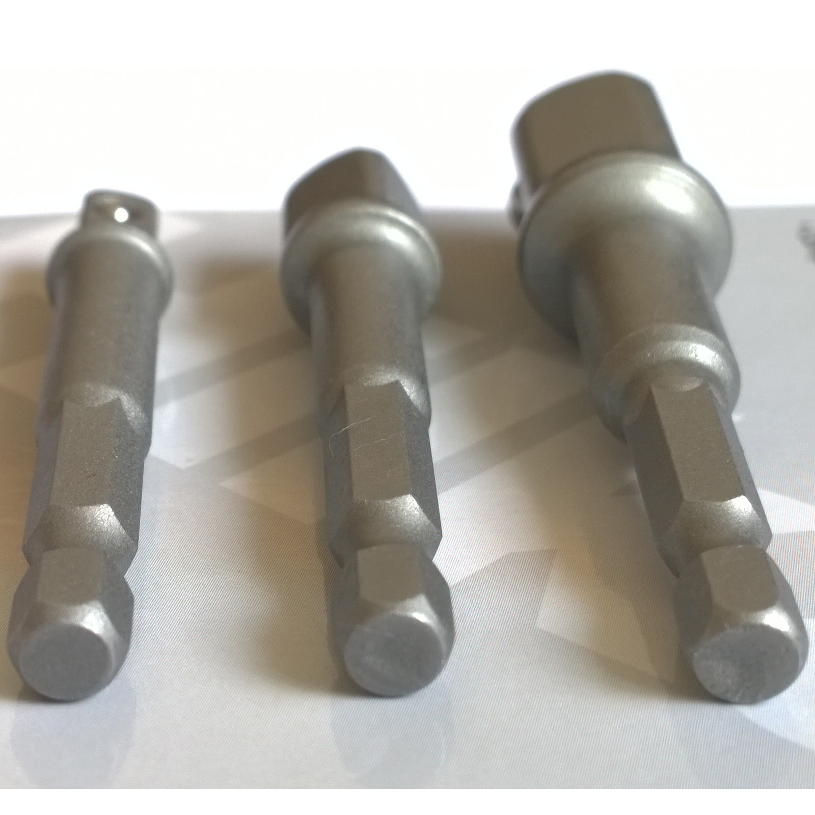 Hilka Hex bit to Square Socket Adaptor Set Drive Sockets with power ...