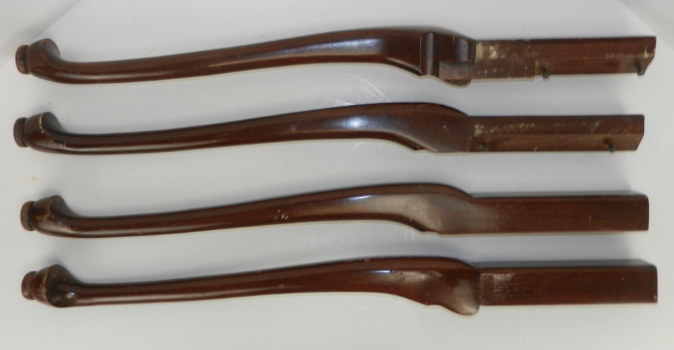 SET of 4 LEGS Singer Queen Anne #40 Sewing Machine Cabinet PARTS ONLY w ...