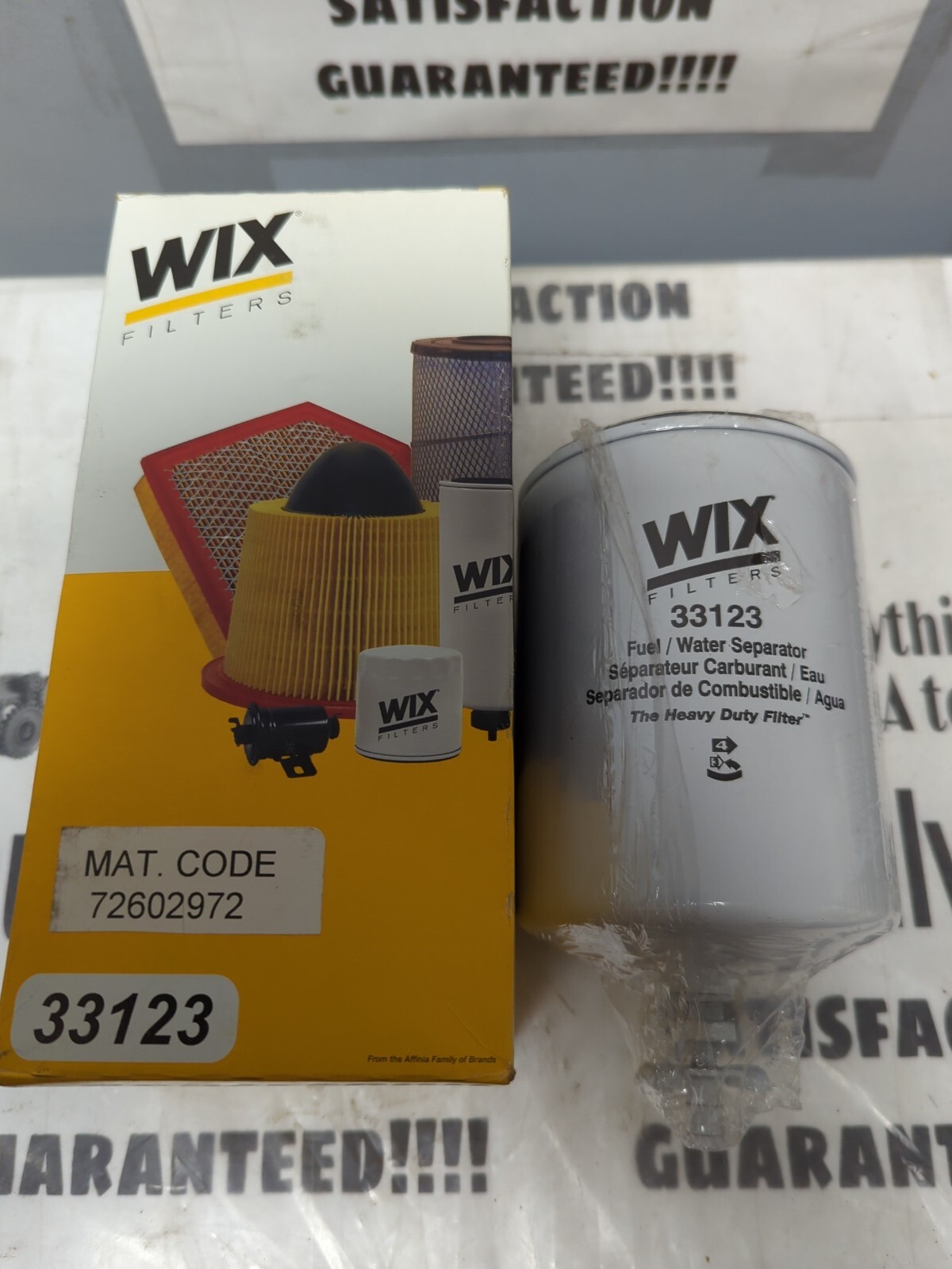 WIX 33123 - Fuel filter cross reference