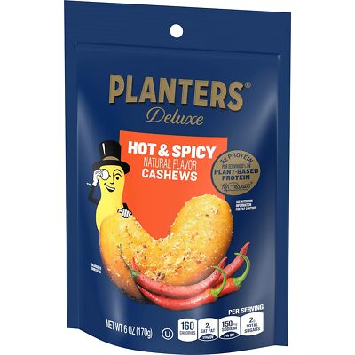 PLANTERS Deluxe Hot 'N Spicy Cashews | eBay