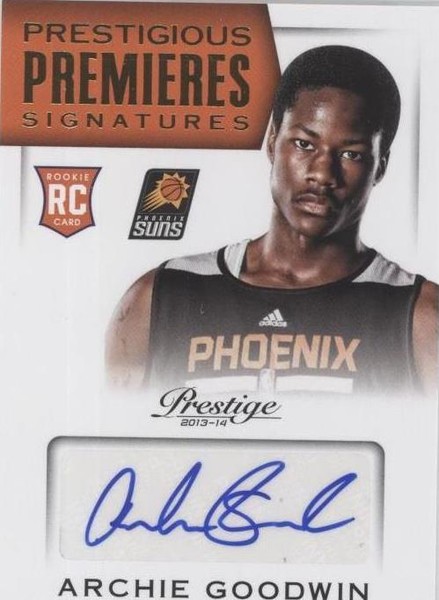 2013-14 Panini Prestige - Prestigious Premieres Signatures #14 Archie ...