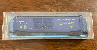 Atlas N Scale #2332 L&N Line Dixie Line 50' - 2 door Freight Box Car ...