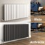 Horizontal Radiator Anthracite White Flat Panel Bathroom Central ...