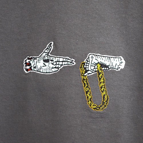 Run The Jewels Embroidered Dark Grey Hip Hop Tee T-shirt by RTJ Actual ...