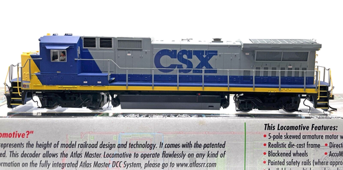 HO ATLAS 9009 MASTER DASH 8-40B CSX NO # DC DCC DUAL MODE DECODER | eBay