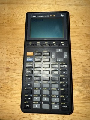 Texas Instruments TI-85 Graphing Calculator w/Cover Tested Works | eBay
