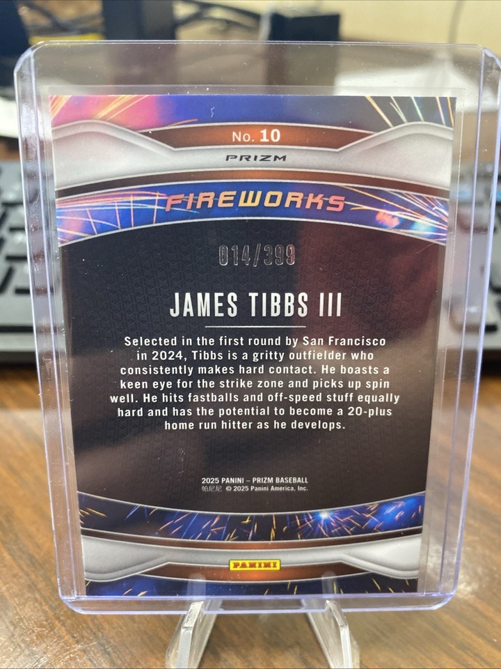2025 Panini Prizm Fireworks James Tibbs III /399 | eBay