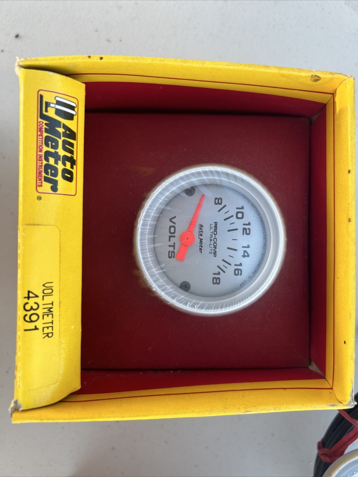 Vintage Old New Auto Meter Gauge Set | eBay