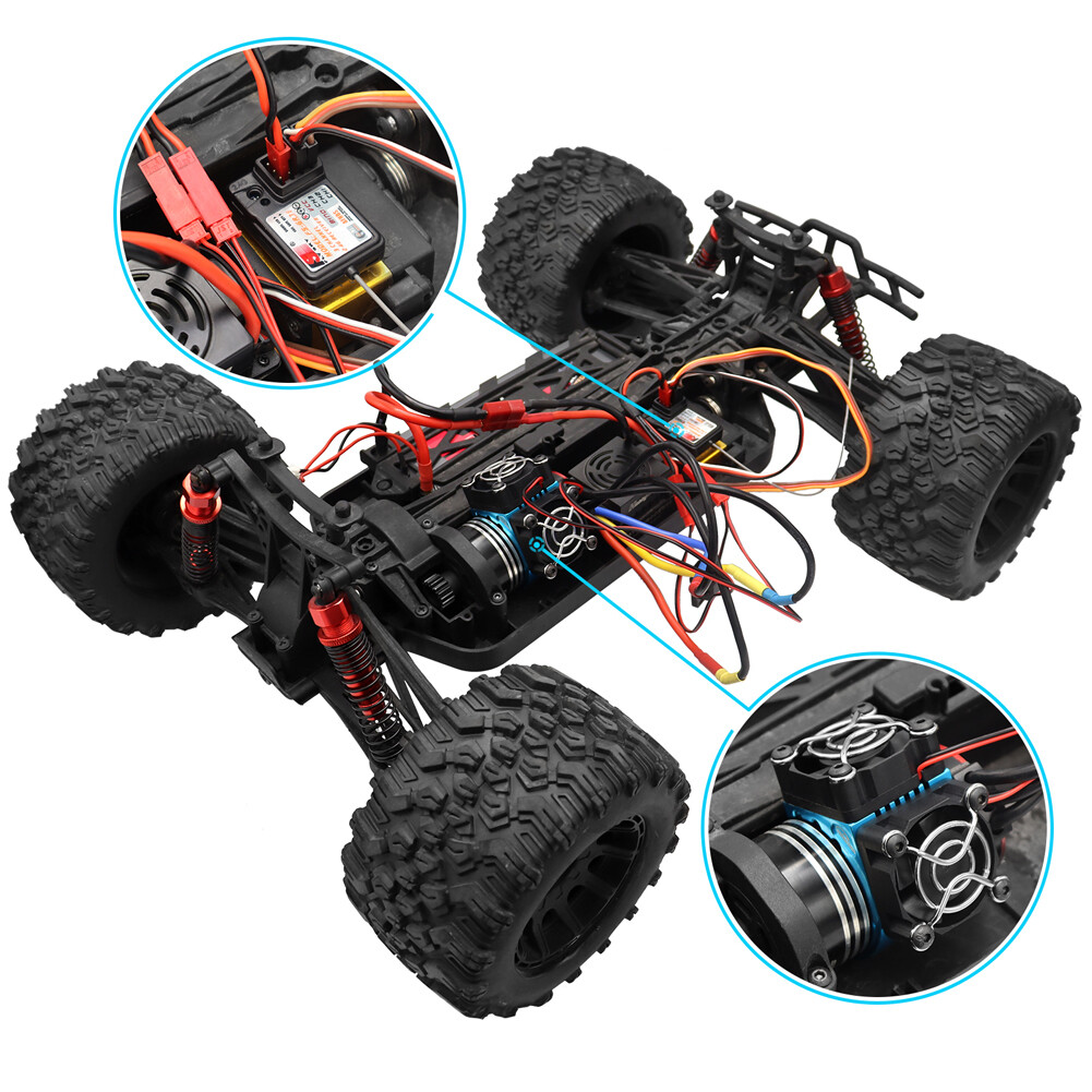 27000RPM Motor Heatsink Cooling Fan RC Parts for 1/8 1/10 1/12 RC Car ...