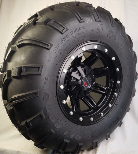 KUBOTA RTV X900 1100 1120 1140 TIREs WHEELs RIMs 25x10-12 440MAG 5/4.5 ...
