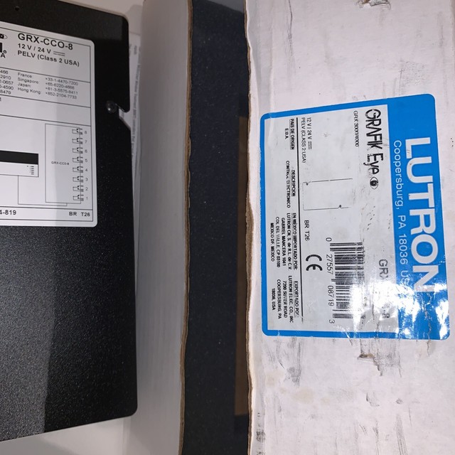 Lutron Grafik Eye GRX-CCO-8 Contact Closure out interface 8 outputs for ...