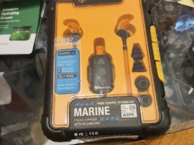 Tough Tested Marine stereo earbuds w/ In-Line Mic, IP67 Waterproof | eBay
