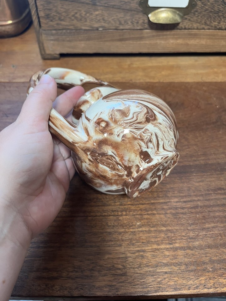 Vintage Calico Clay Juanita Ware Dalton Pottery Swirl Art Deco Style ...