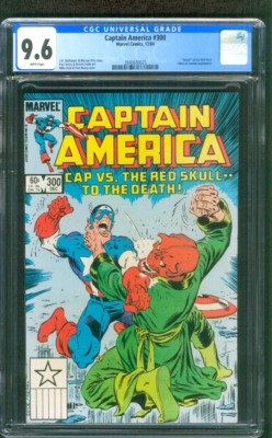 Captain America 300 CGC 9.6 Mike Zeck art Death Red Skull 12/1984 | eBay