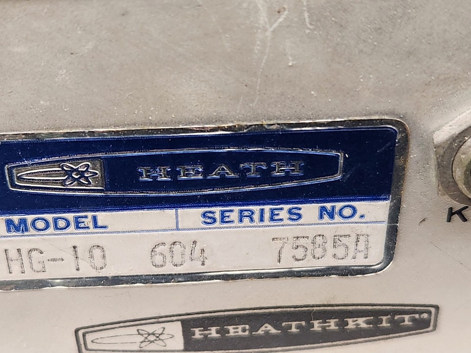 Heathkit HG-10 VFO Meter Tuning Transmitter, 10 Meters, FREE SHIPPING ...