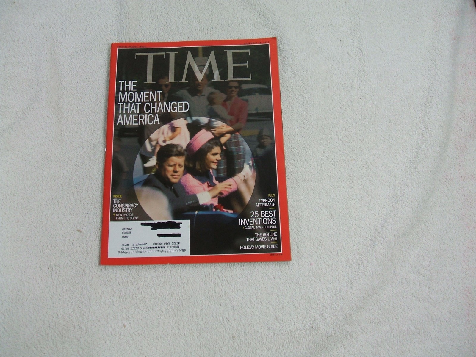 Time Magazine ~ November 25, 2013 ~ The Moment That Changed America ...