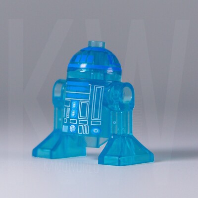Custom Hologram Minifigure R2-D2 LEGO Compatible Star Wars Blue New 1 ...
